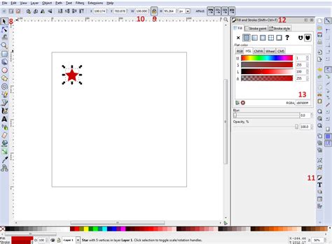 Clown Fish Cafe Alignment And Distribution Of Graphic Elements In Inkscape