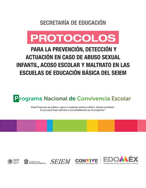 5 Protocolos Para La Prevención Detección Y Actuación Seiem Para