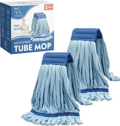 2 Pack Heavy Duty Microfiber Mop Head Robust Blue