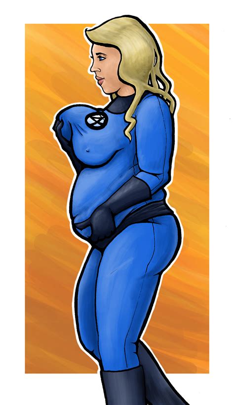 Rule 34 1girls Belly Big Belly Big Breasts Blonde Hair Bodysuit