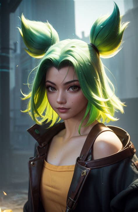 Zeri League Of Legends Generated By Grullborg Aibooru