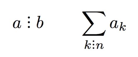 math mode how to get a good divisible by symbol tex latex