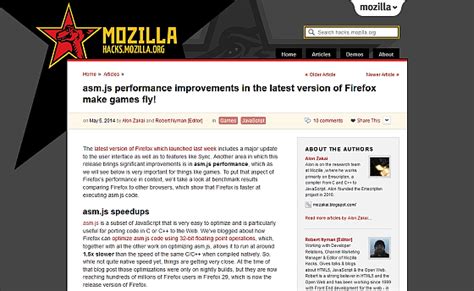 Firefoxは「asm Js」でchromeやieよりどれだけ高速化されたのか？ Gigazine