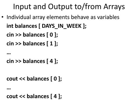 PPT Arrays PowerPoint Presentation Free Download ID 2729408