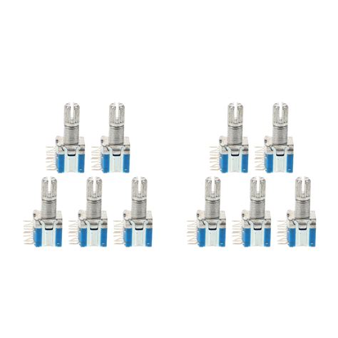 Mlins 10 Pcs Rotary Encoder Compact Digital Encoder Switch With Metal