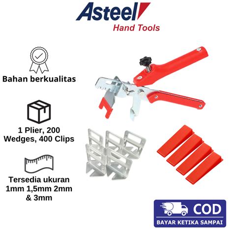 Asteel Tile Leveling Tool Package Of Quality Economical Peg Style