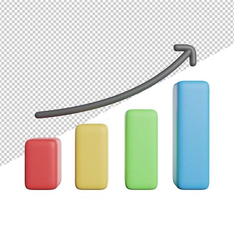 Gráfico De Crescimento Aumento Um Gráfico De Barras Com Um Gráfico De
