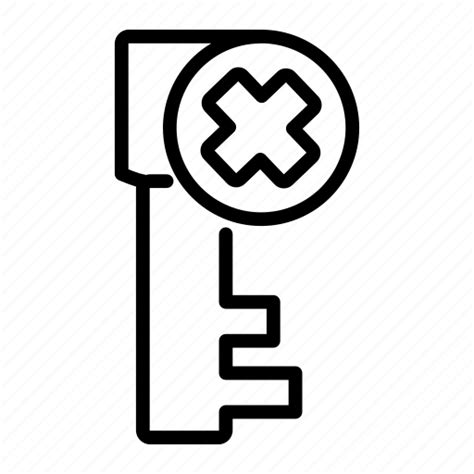 Password Key Incorrect File Document Application Lock Icon