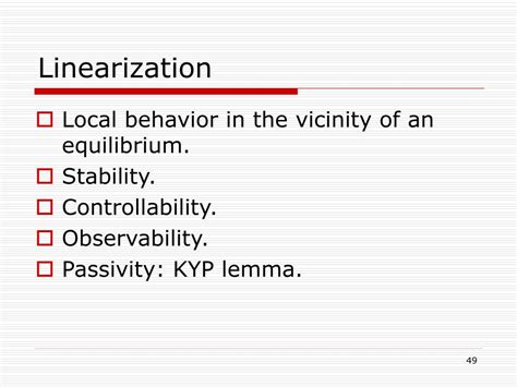 Ppt Nonlinear Systems Properties And Tests Powerpoint Presentation