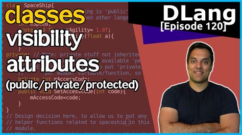Dlang Episode 120 D Language Classes Part 12 Of N Visibility