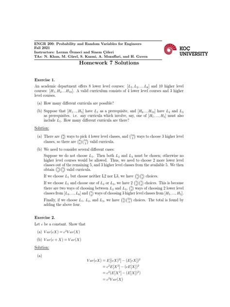 Homework 7 Solutions Pdf Odds Curriculum