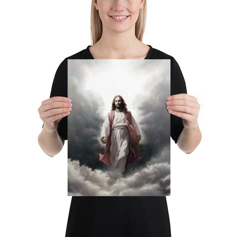Second Coming Of Jesus Christ Poster Print Christian Art Lds Art