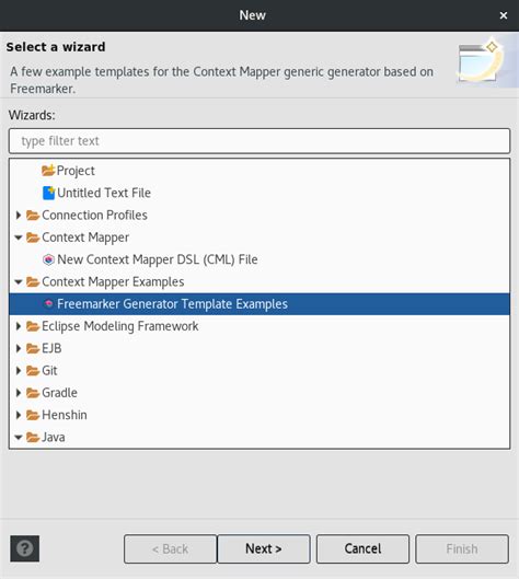 Generic Generator Templating Context Mapper