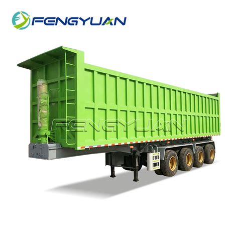 Hydraulic Dumping Semi Trailer For Sale China Hydraulic Dumping Semi