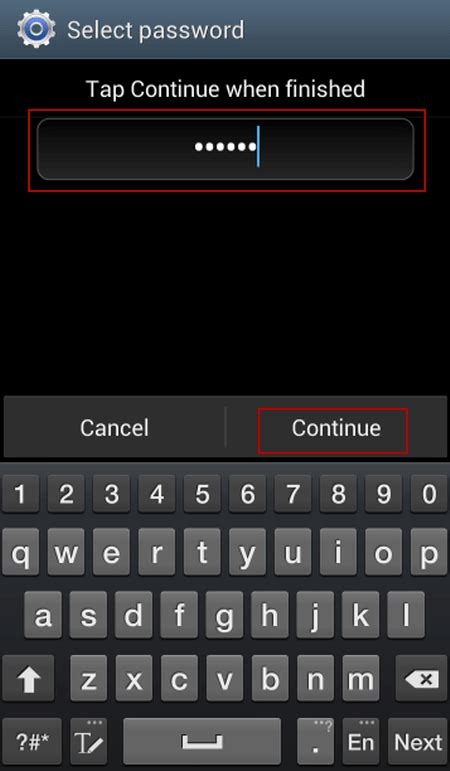Set A Password To My Android Phone