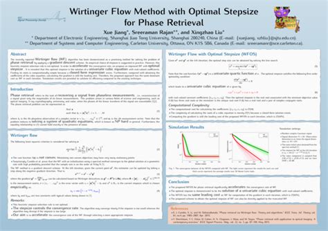 Pdf Wirtinger Flow Method With Optimal Stepsize For Phase Retrieval Sreeraman Rajan