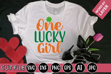One Lucky Girl Svg Graphic By Gatewaydesign · Creative Fabrica