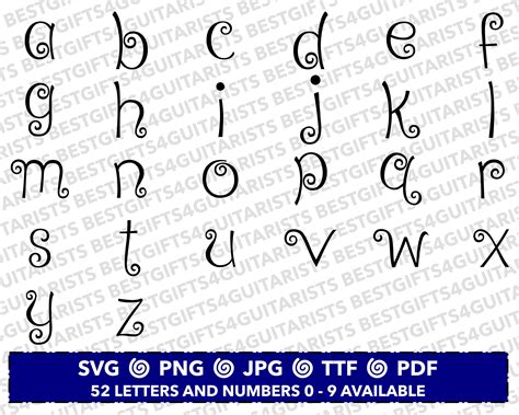 Curly Curlz Font SVG Curly Font TTF Curly Curlz Letters Svg Png Ttf Pdf Curly Curlz