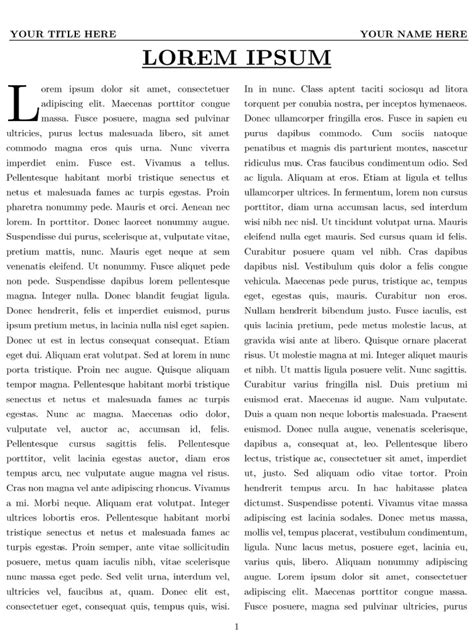 Dummy Lorem Ipsum Text Pdf