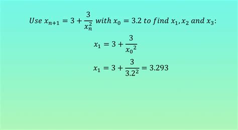 Iteration Formula Maths Edexcel A Level Pure Maths