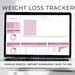 Weight Loss Fitness Tracker Spreadsheet Template For Google Sheets Body Measurement Tracker