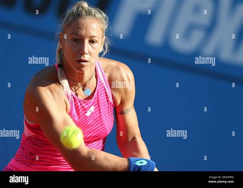 tereza mrdeza of croatia in action during the final match of the 2020