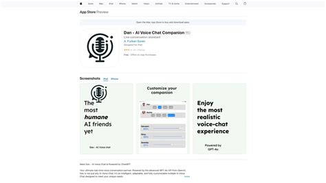 Dan Ai Voice Chat Companion Creatiai