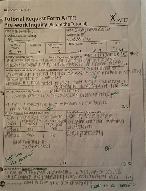 Tutorial Request Form Avid Portfolio
