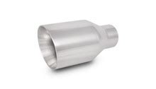 Vibrant 25in Id Single 4in Od Round Ss Exhaust Tip Double Wall Angle