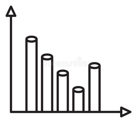 Project Management Charts Statistics Vector Icon Illustration Stock