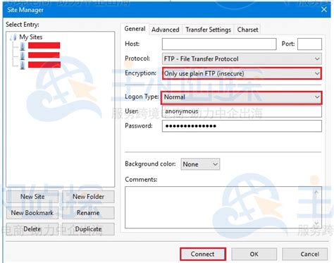 Filezilla连接服务器超时的解决方法 美国主机侦探
