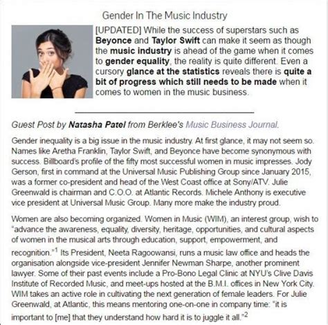 Music And Gender Does It Matter Whether You Re Male Or Female In Music Merriam Music