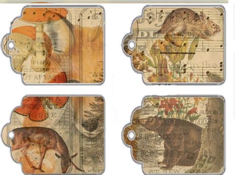 Hidden Forrest Tags Free Printable