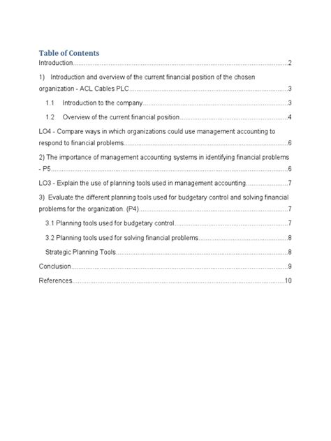 Btec Hnd Unit 5 Management Accounting Assignment 2 Pdf Inflation