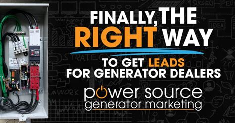 Power Source On Linkedin Generator Marketing Solutions Power Source