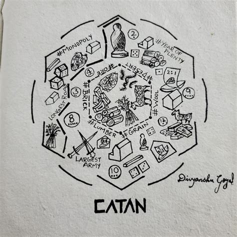 Catan Logo Drawing