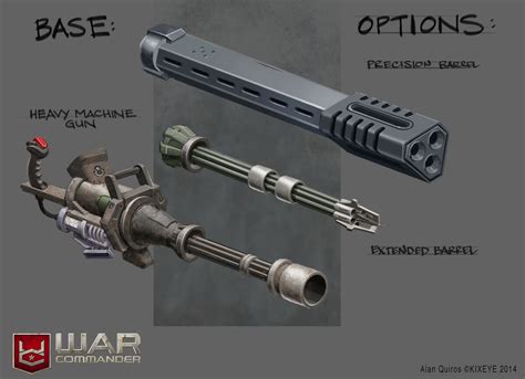 Artstation War Commander Heavy Machine Gun