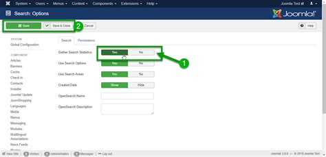 การตั้งค่าให้ Joomla เก็บสถิติ การค้นหา เว็บบอร์ด Php เว็บส่งเสริมการเรียนรู้ Hosting Crm Erp