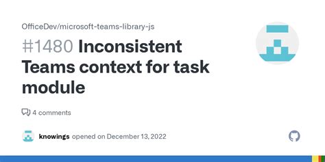Inconsistent Teams Context For Task Module · Issue 1480 · Officedev