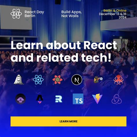 React Day Berlin On Linkedin Have You Heard Of React Day Berlin💥 Learn About React And Related