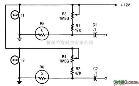 开关电路中的光控安全电路开关 接线图网