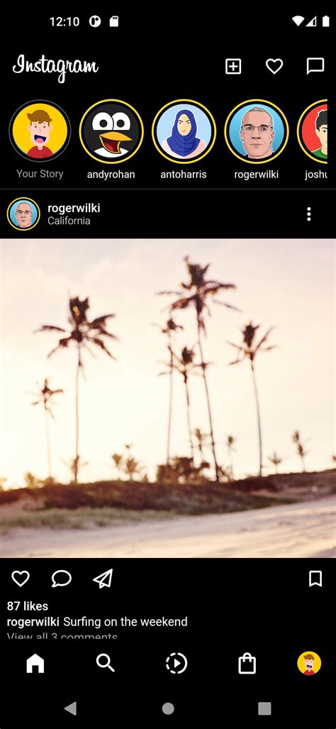 Github Caio1705flutterinstagramuiclone Desenvolvido Em Flutter