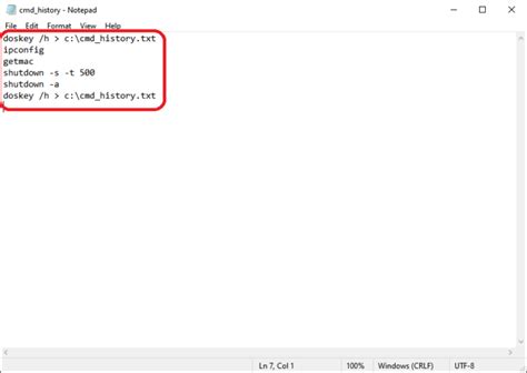 How To Access Command History In Command Prompt On Windows 10