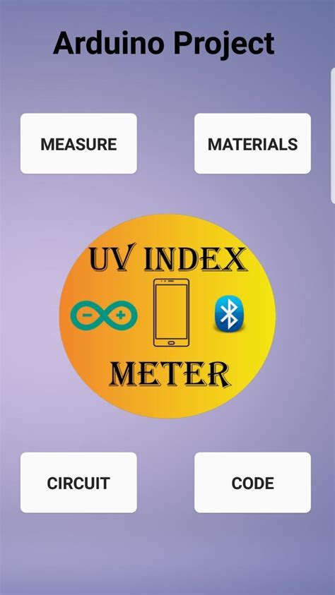 Arduino Project Uv Index Meter Apk Für Android Herunterladen