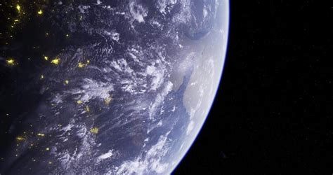 Artistic Cgi Displays A View Of Earth From Space 67565765 Stock Video