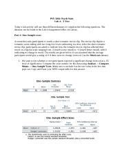 Understanding T Test In Psychological Statistics Course Hero