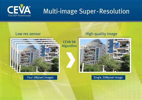 Ceva Introduces Worlds First Software Based Super Resolution Technology For Low Energy Mobile