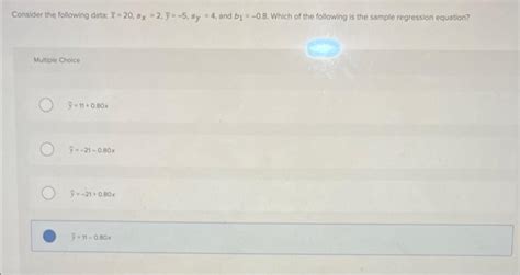 Solved Consider The Following Data F20sx2y−5sy4 And