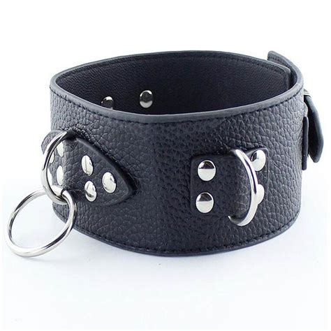 Slave Collar Bondage Gear Adult Sex Game Leather Bdsm Spike Neck
