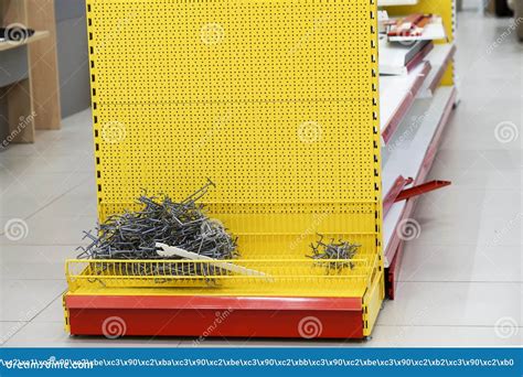 Installation Of Racks For Trade Assembly And Disassembly Royalty Free Stock Image